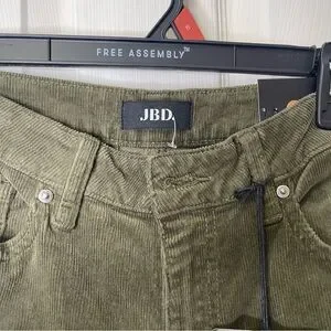 JBD | Pants & Jumpsuits | Jbd Dark Olive Corduroy Barrel Jean Sz 25 ...
